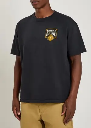 Rhude Playing Card Printed Cotton T-shirt