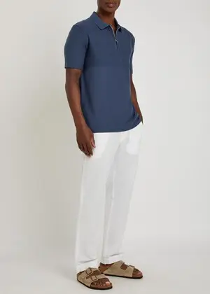 Paul Smith Piqué Cotton Polo Shirt - Blue