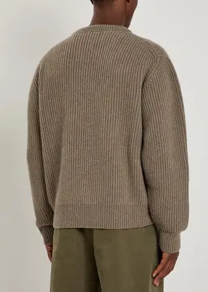 JIL SANDER Ribbed-knit Wool Jumper