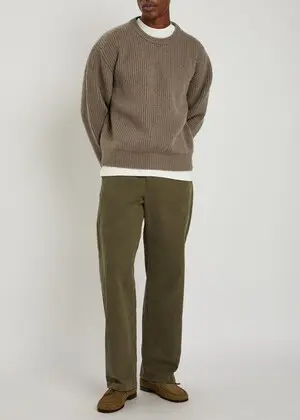 JIL SANDER Ribbed-knit Wool Jumper