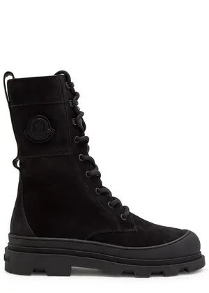 Moncler Vera High Suede Mid-calf Boots