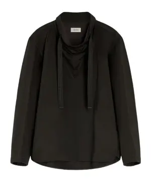 LEMAIRE Vareuse High-neck Top - Black