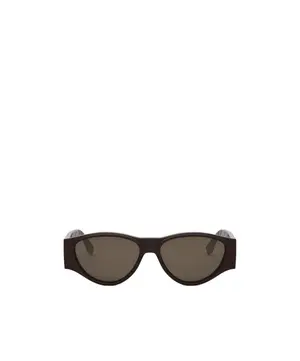 Fendi Geometric Sunglasses - Red