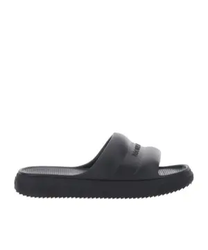 Moncler Round-toe Slippers - Black