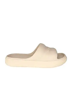 Moncler Round-toe Slippers - White