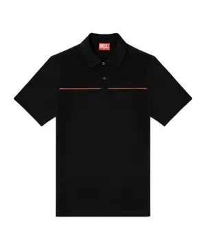 DIESEL® Short Sleeve Polo Shirt - Black