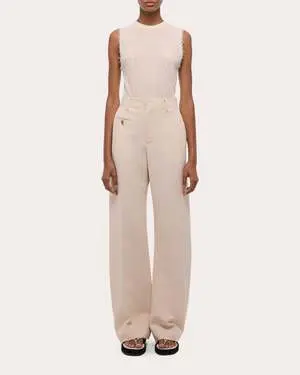 Helmut Lang Sailor Twill Articulated Trousers - Neutral