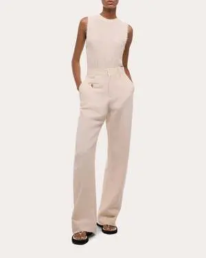 Helmut Lang Sailor Twill Articulated Trousers