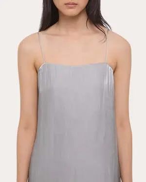Helmut Lang Iridescent Bubble Slip Dress - Grey