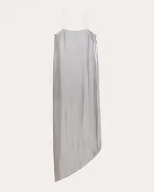 Helmut Lang Iridescent Bubble Slip Dress - Grey