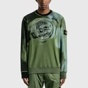 Stone Island Crewneck Sweatshirt With Graphic Print