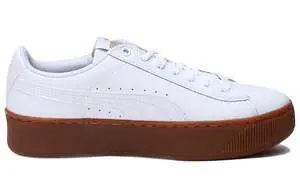 PUMA Vikky Platform Leather Sneakers - White