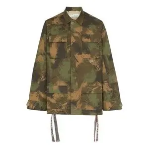 Off-White C/ Camouflage Jacket - Green