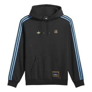 Adidas Argentina X Thrasher Collaboration Hoodie - Black