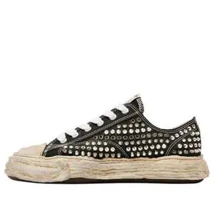 Mihara Yasuhiro Peterson 23 Og Sole Studded Canvas Low Top Sneakers - Black