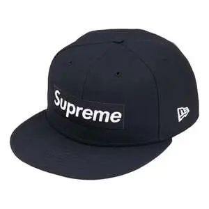 Supreme X New Era Ss26 Rings Box Logo Cap - Navy