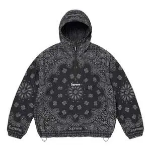 Supreme Reflective Bandana Anorak - Black