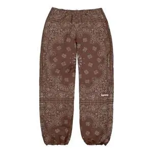 Supreme Ss26 Reflective Bandana Track Pant - Brown