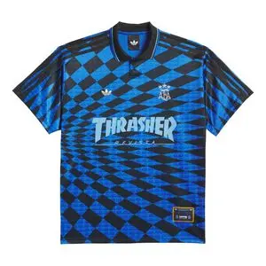 Adidas Argentina X Thrasher Jersey - Black/blue