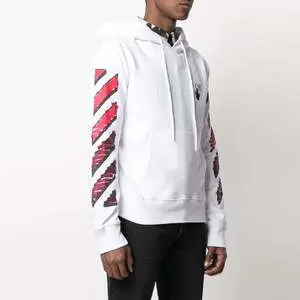 Off-White Marker Arrows Stripe Hoodie