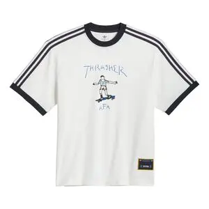 Adidas Argentina X Thrasher Gonz Ringer T-shirt Asia Sizing - Core White