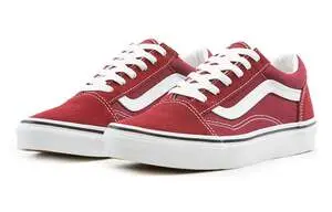 VANS Old Skool Sneakers - Red/white
