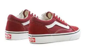 VANS Old Skool Sneakers - Red/white
