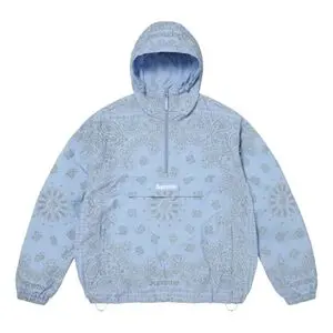 Supreme Ss26 Reflective Bandana Anorak - Light Blue