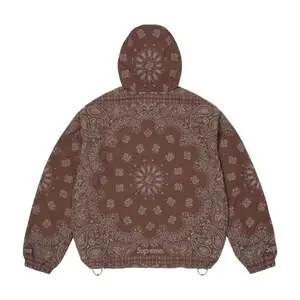 Supreme Ss26 Reflective Bandana Anorak - Brown
