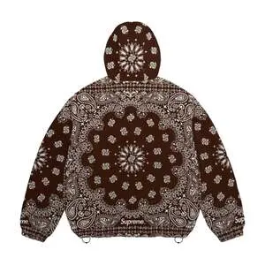 Supreme Ss26 Reflective Bandana Anorak - Brown