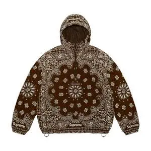 Supreme Ss26 Reflective Bandana Anorak - Brown
