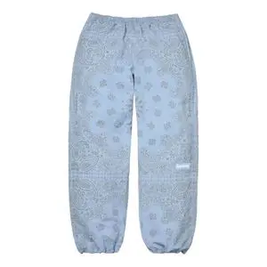 Supreme Ss26 Reflective Bandana Track Pant - Light Blue