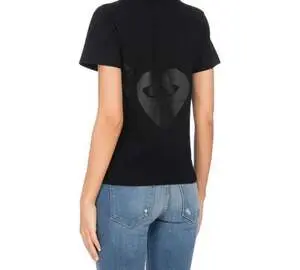 Play Comme Des Garcon Upside Down Three Hearts Tee