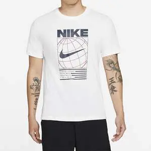 Nike Dri-fit Short Sleeve T-shirt With Geometric Print