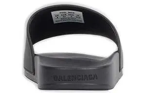 Balenciaga Pool Slides - Black/glow