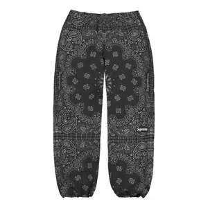 Supreme Ss26 Reflective Bandana Track Pant - Black