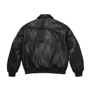 Supreme X Vanson Leathers Ss26 Spider-man Jacket