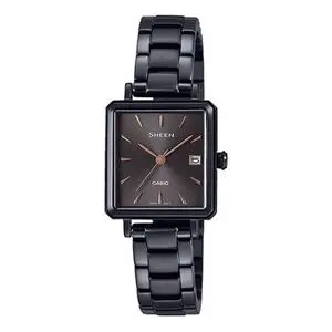 Casio Sheen Quartz Analog Watch With Sapphire Crystal - Black