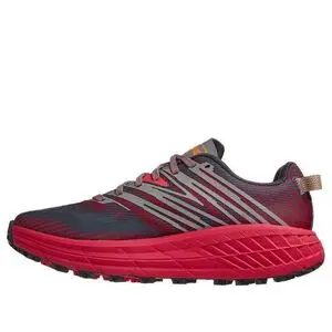 Hoka One One Speedgoat 4 Low-top Running Shoes - Red/grey