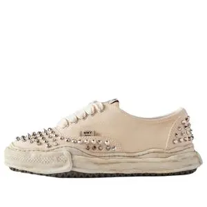Mihara Yasuhiro Studded Canvas Low Top Sneakers