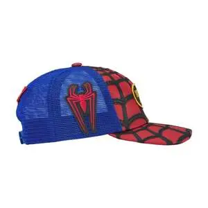 Supreme X Vanson Leathers Ss26 Spider-man Mesh Back 6-panel Cap