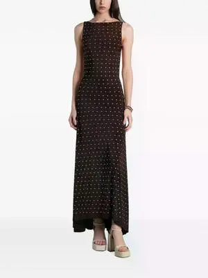 SIEDRES Embellished Open-back Dress