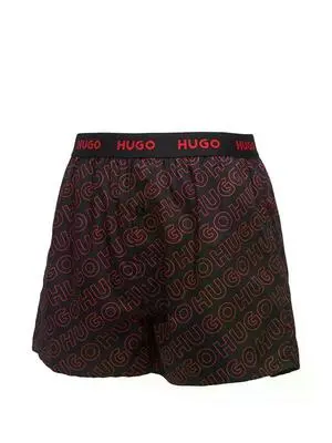 Hugo Logo-print Woven Boxer
