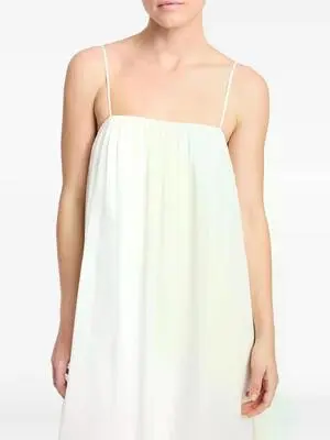 TWP Shirred Column Maxi Dress