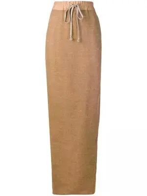 Rick Owens Drawstring Waist Skirt - Neutrals
