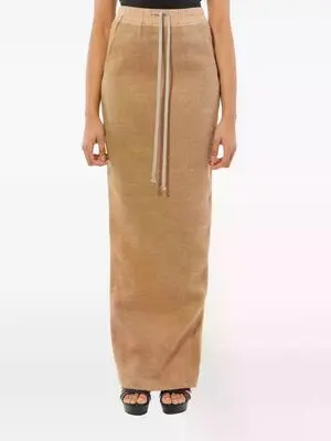 Rick Owens Drawstring Waist Skirt