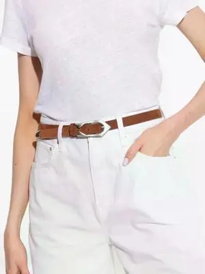 IRO PARIS Adjustable Belt With Silver-tone Buckle