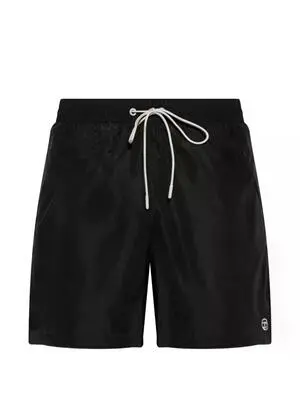 DIESEL® Logo-patch Swim Shorts - Black