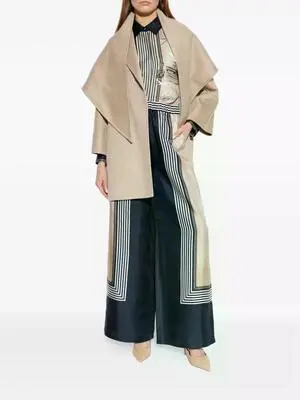 Max Mara Detto Belted Shawl-collar Coat