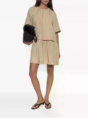 BY MALENE BIRGER Jania Embroidered Mini Dress